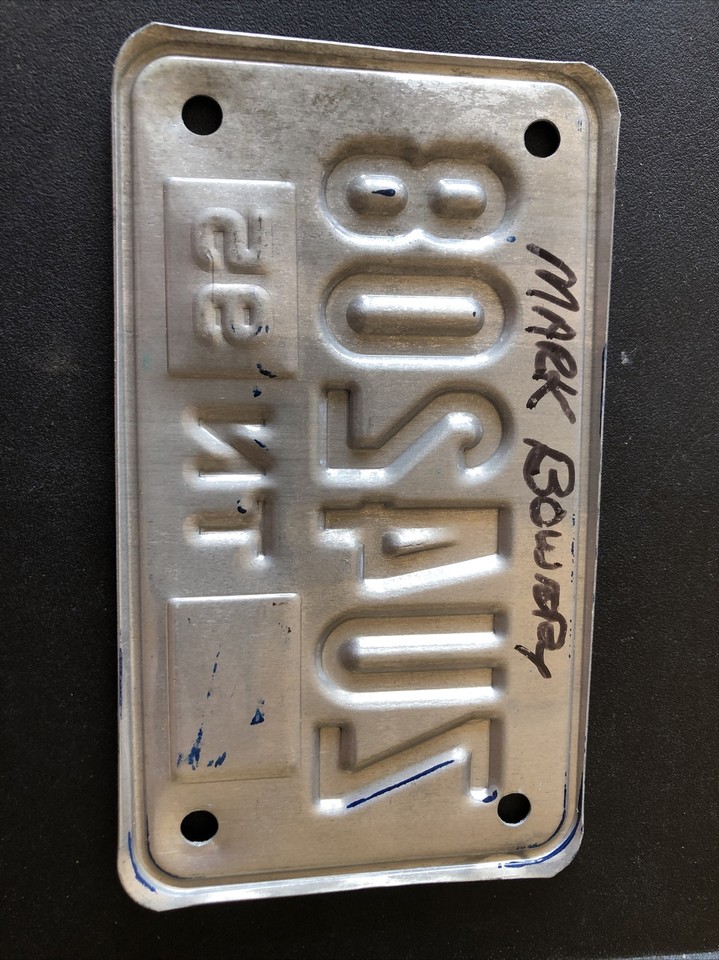 2001 Tennessee Motorcycle License Plate | eBay