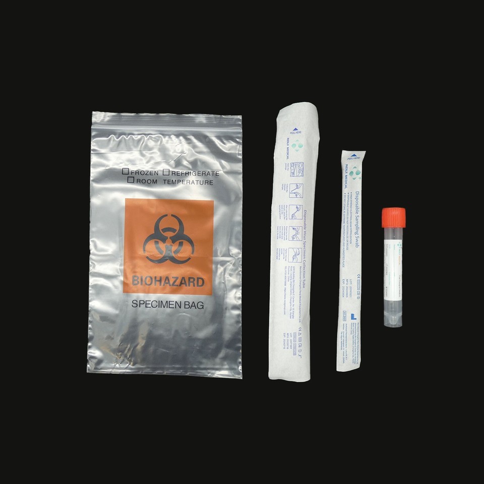 VTM/UTM Kit, Specimen Collection Tube, Swab & Bag, Individually ...