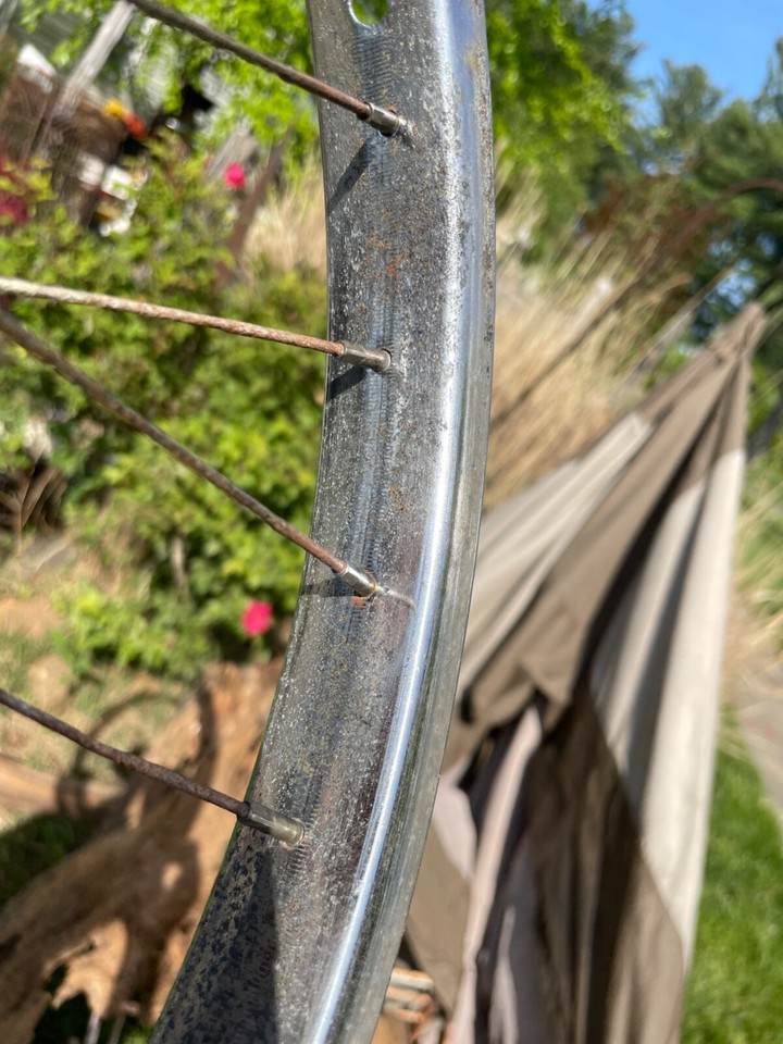 SCHWINN STINGRAY 1970s 20 x 1-3/4 Stamped S-7 Wheel STRAIGHT TRUE ...