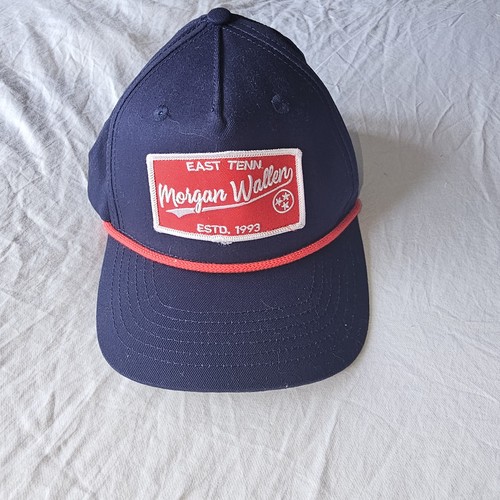 Morgan Wallen EST 1993 East Tennessee Snapback Rope Hat Navy Blue Red ...
