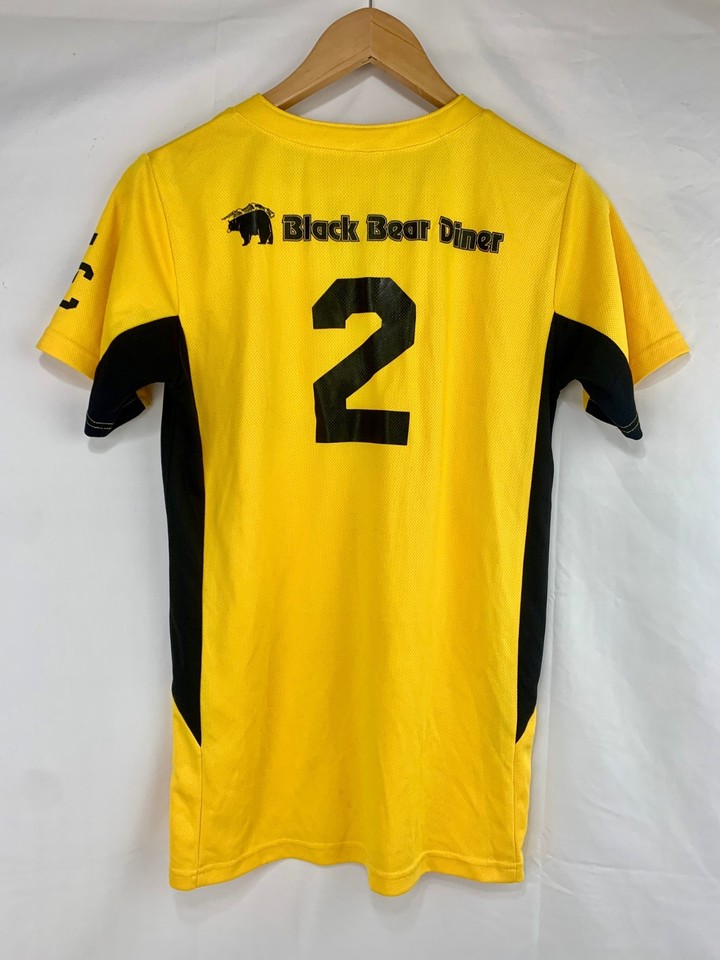 Oakland Athletics A's Jersey - Yellow Black Bear Diner #2 - Size Adult ...