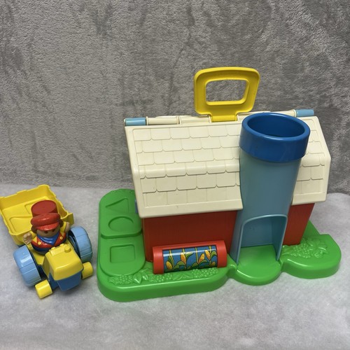 Vintage Weebles Playskool Barn and Tractor 1987, Old-school Toy Set ...