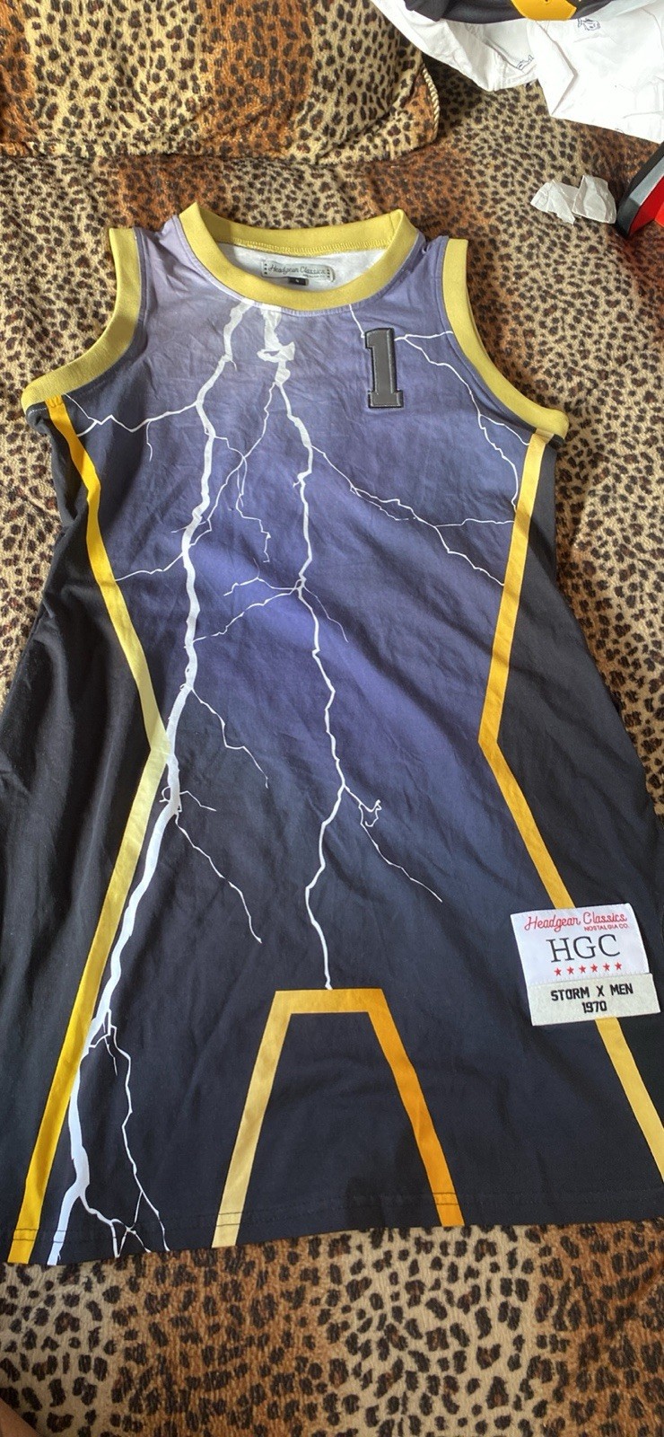 Headgear Classics 1970 X-Men STORM Basketball Jersey … - Gem