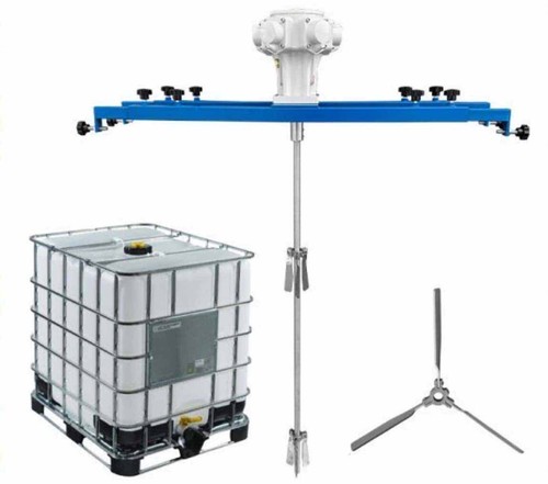 IBC Pneumatic Paint Mixer, 1000L IBC Air Agitator Paint Ink Stirring ...