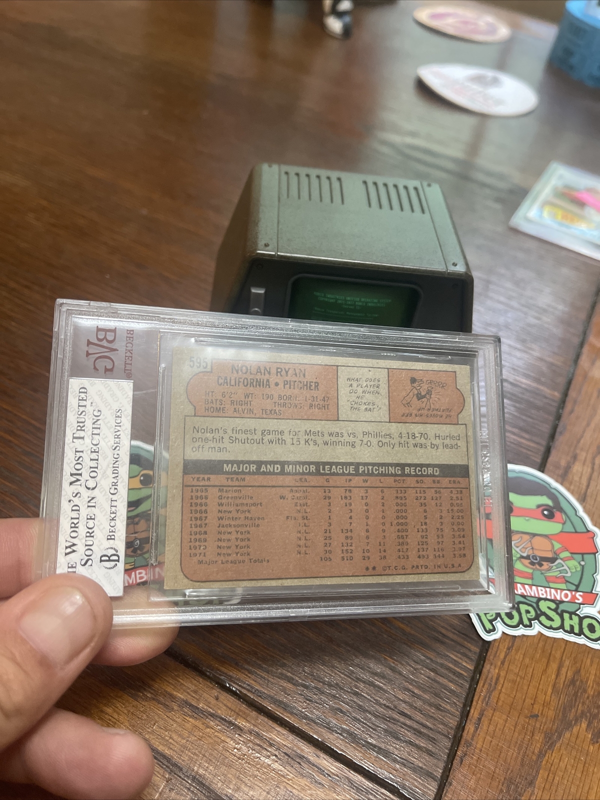 1972 Topps Nolan Ryan California Angels #595 Baseball Card BVG 5.5 | eBay