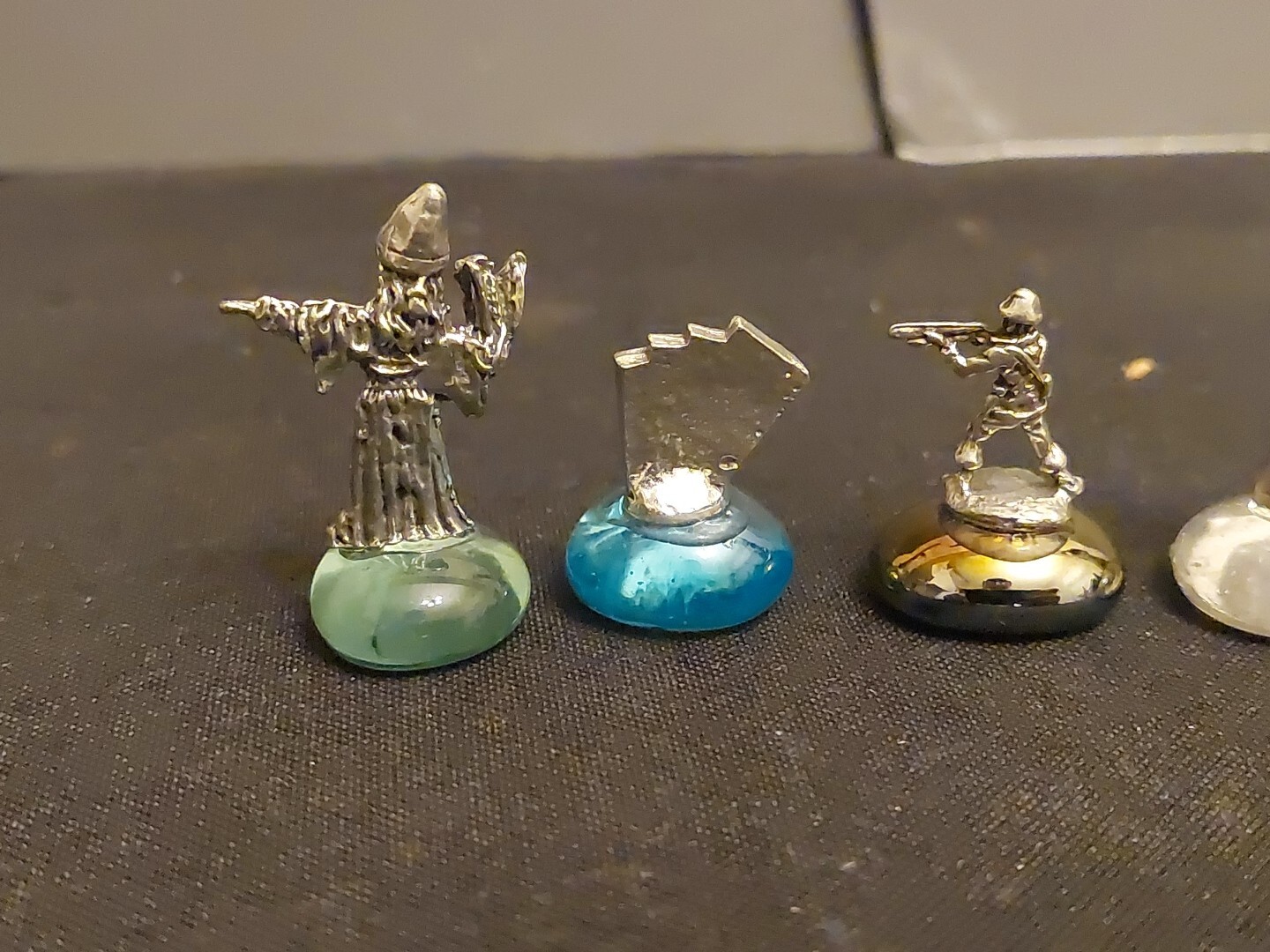 Vintage Pewter Merlin Wizard Figurines Miniature Statues Lot Lighthouse ...