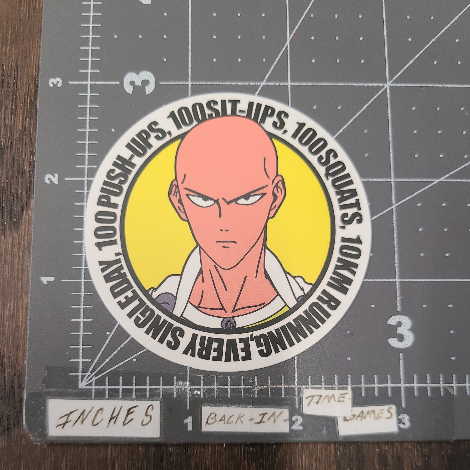 One Punch Man Adult Humor Sticker For Guitar Laptop Phone Skateboard ...