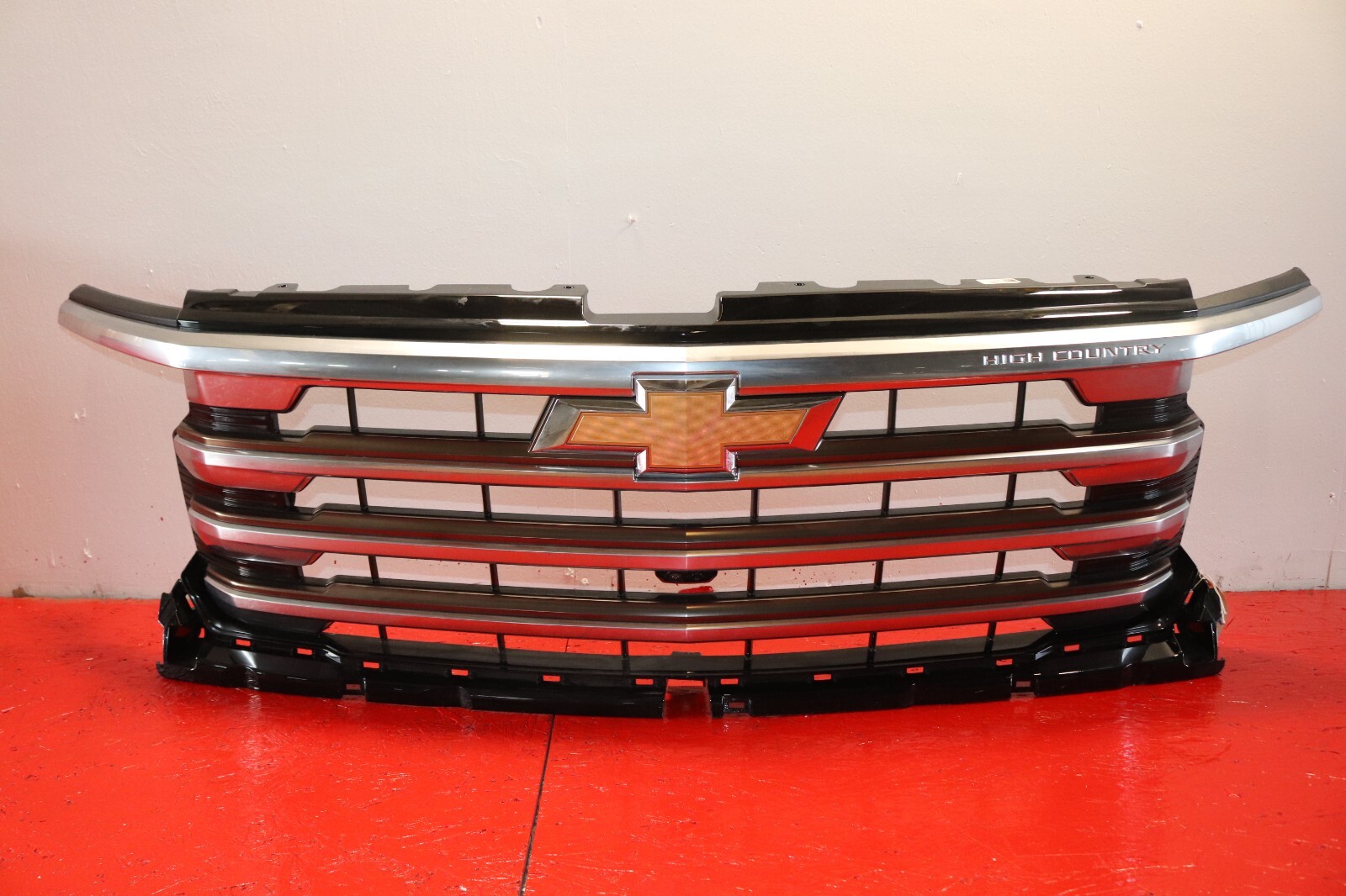 2022 2024 CHEVROLET SILVERADO 1500 HIGHT COUNTRY GRILLE CHROME WITH ...