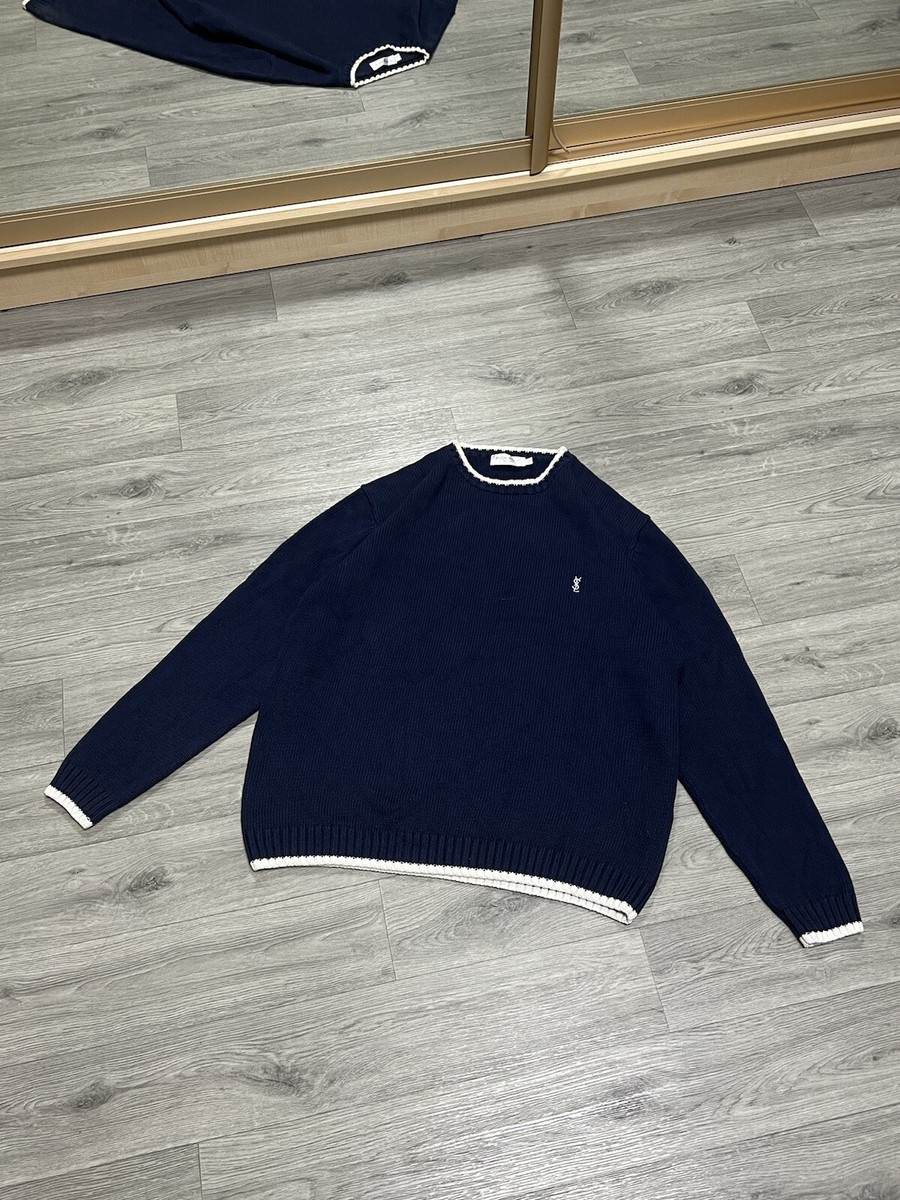 Vintage Sweater YSL Yves Saint Laurent Knit Size L | eBay Vintage Sweater YSL Yves Saint Laurent Knit Size L | eBay