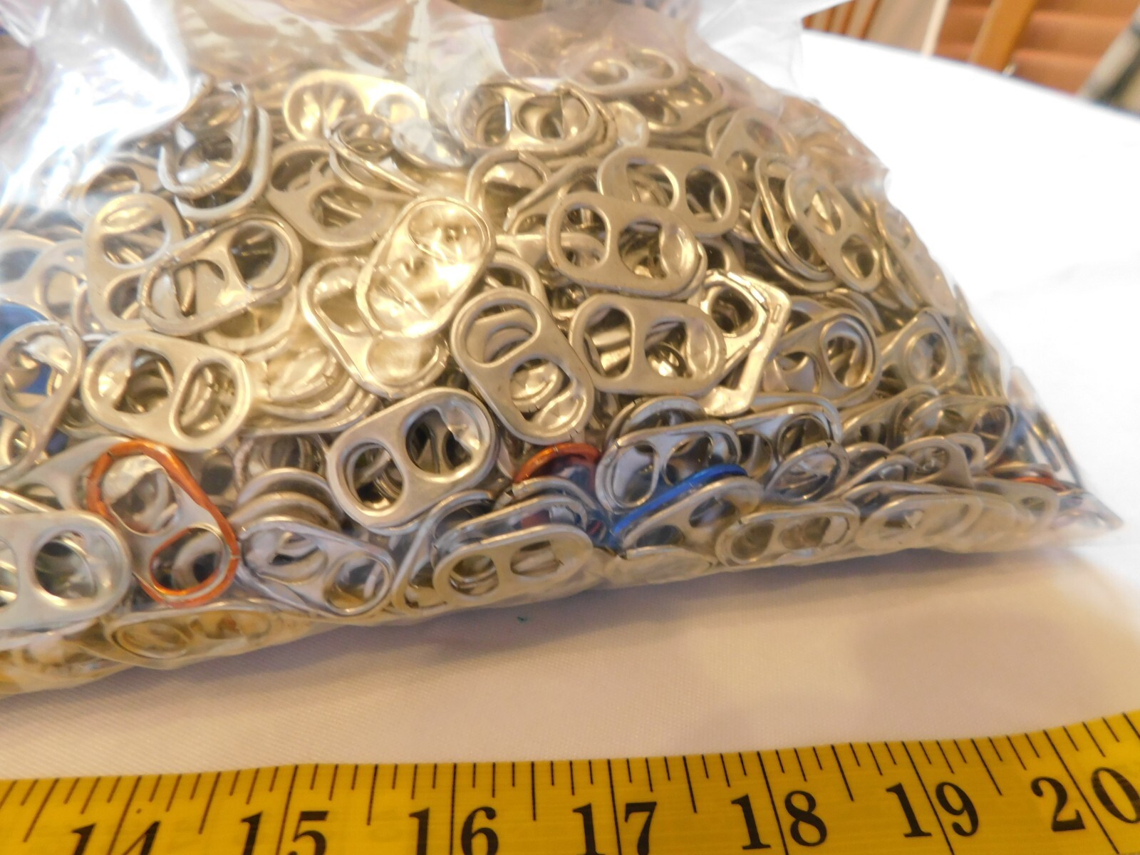 9 pounds LB soda beer pop pull tabs tops aluminum can craft project ...