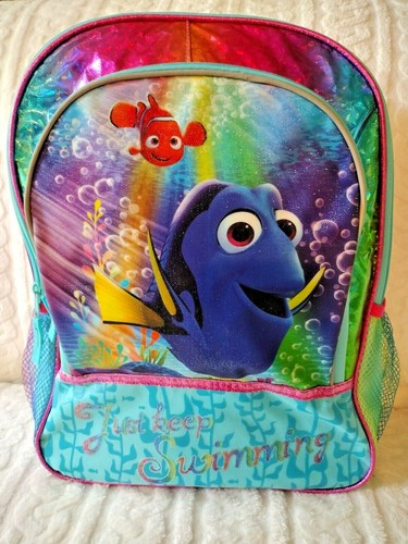 Finding Dory Nemo-Disney/Pixar-Hot Pink,16 in Backpack Travel Tote Bag ...