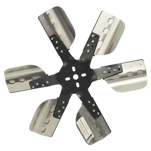 Derale Heavy Duty Stainless Steel Standard Rotation 17 Inch Flex Fan ...