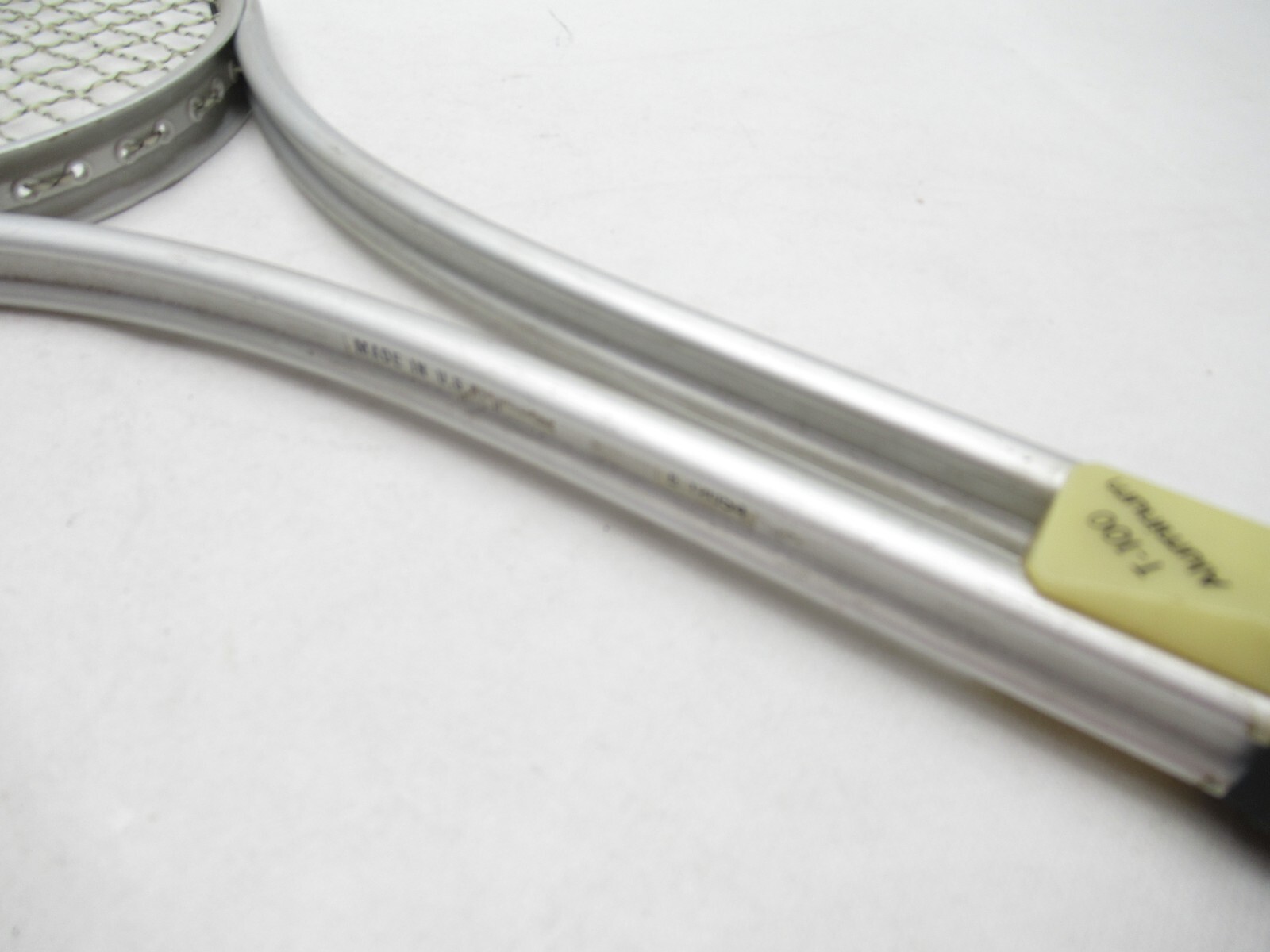 VINTAGE TENSOR "T-100" ALUMINUM TENNIS RACQUET (4 3/4) ANTIQUE ...