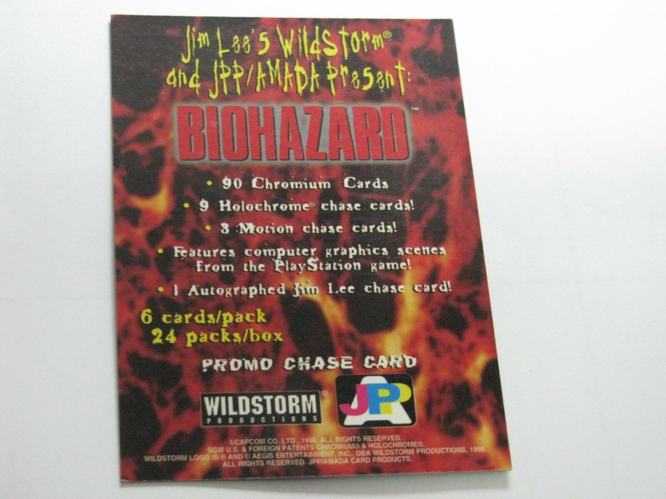 Biohazard Jim Lee & JPP Amada rare Chromium Promo Card Chase Card | eBay