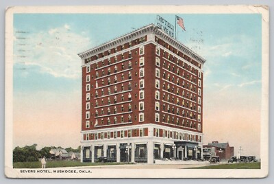Postcard Severs Hotel Muskogee Oklahoma, Posted 1920 | eBay
