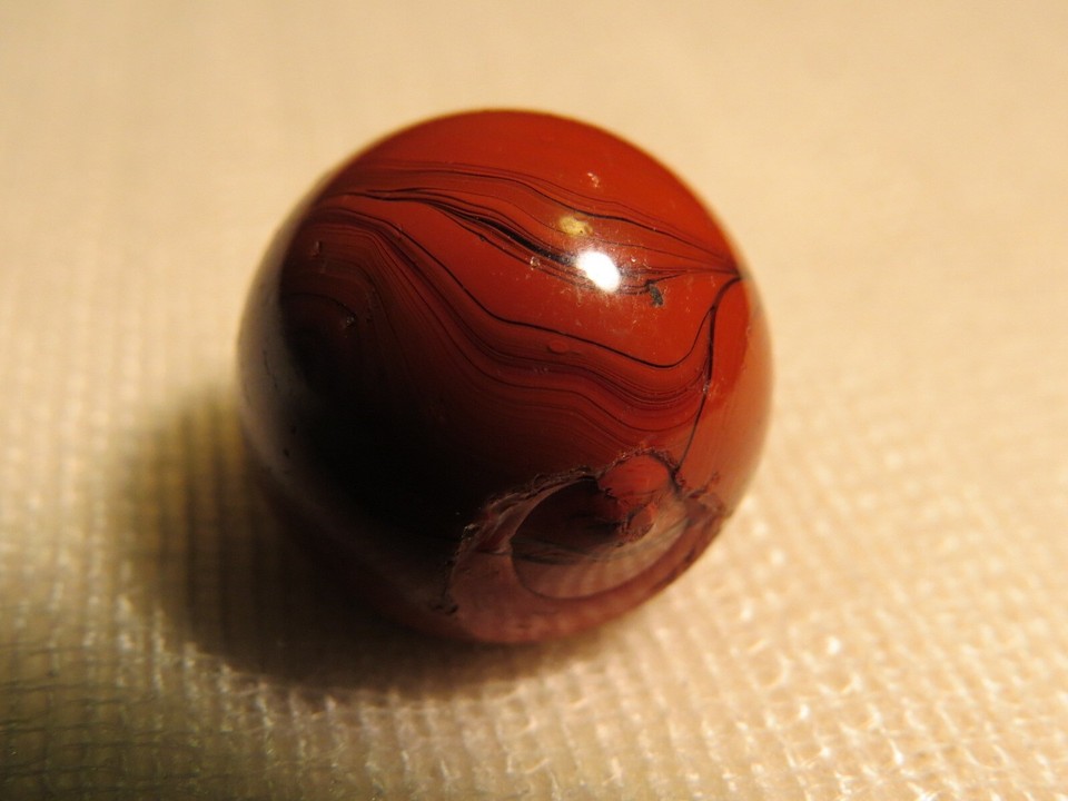 Vtg.M.F. Christensen Brick Opaque Marble 1920-1930 Near Mint 3/4" | eBay