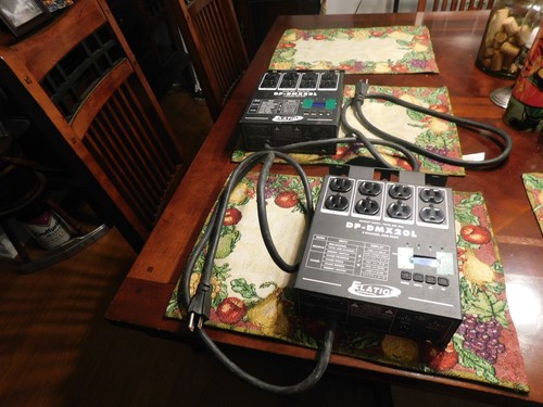 TWO COMMERCIAL BRAND ELATION PROFESSIONAL MODEL DP-DMX20L 4 CHANNEL DMX PACK NR | eBay