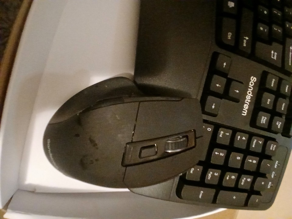 Sandstrom Ergornmic Wireless Keyboard And Mouse Combo - No dongle | eBay UK