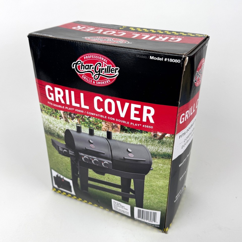 Char-Griller Double Play Grill Cover for Model #5650 With/Without Side ...
