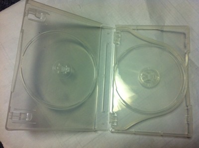 25 New 27mm Multi-4 Quad DVD Cases,Patented M-LOCK Hub, Super Clear ...