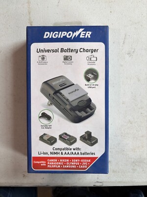 DigiPower: Universal Battery Charger (LI-ION, NiMH, AA/AAA Battery Compatible) | eBay