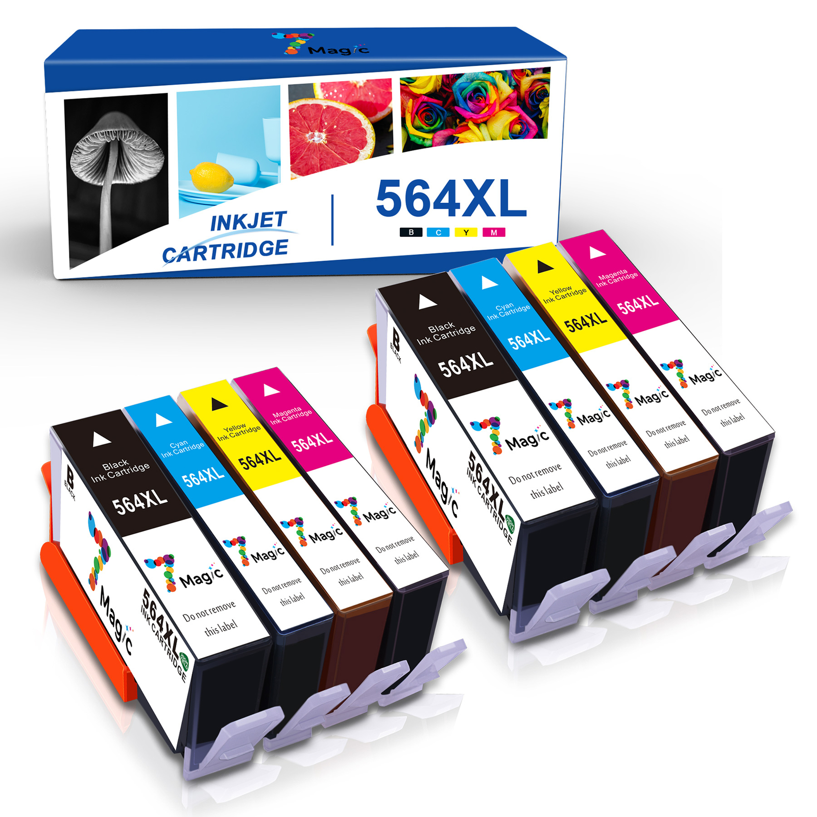8PK 564XL Ink Cartridge Set For HP 564 Officejet 4620 4622 e-All-in-One ...