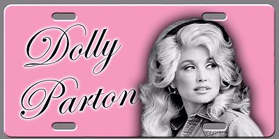 L@@K Pink Dolly Parton License Plate Vanity Auto Tag | eBay