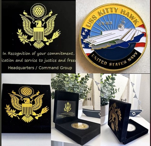 US NAVY - USS KITTY HAWK - CV-63 - Challenge Coin-USN | eBay
