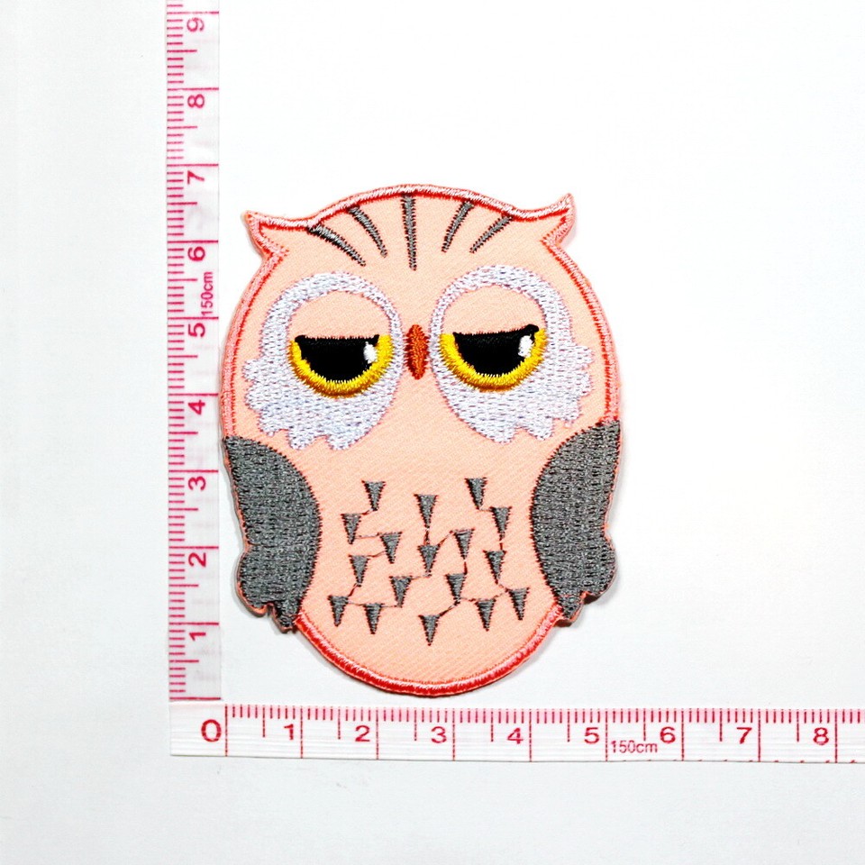 Colorful Owl patch Cute Bird Animal Cartoon Artwork Emblem for Iron on ...