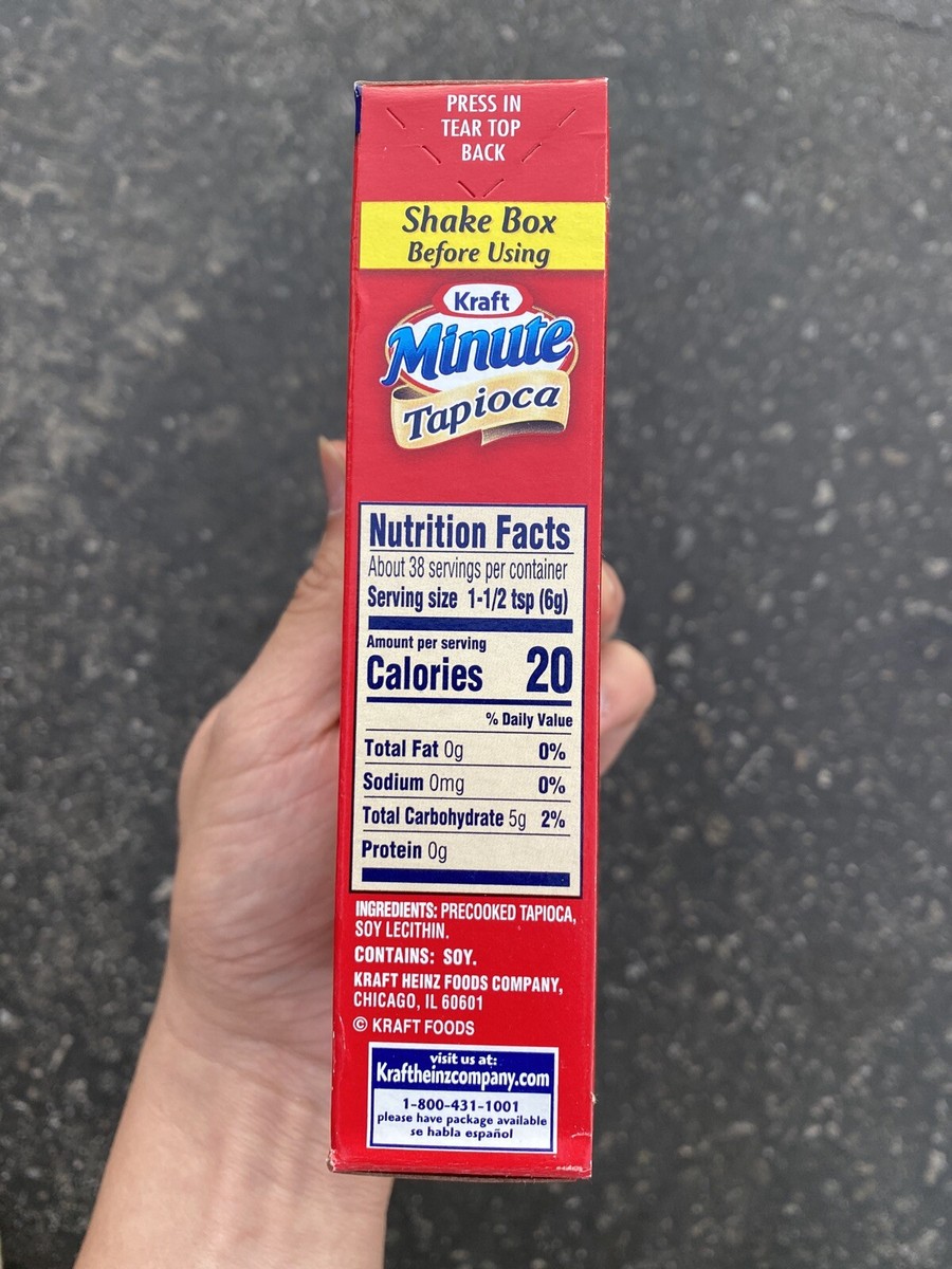 Minute Tapioca Pudding Nutrition Facts - Infoupdate.org