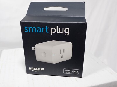 Amazon Smart Plug Works with Alexa Control Lights w Voice Easy Set up ...