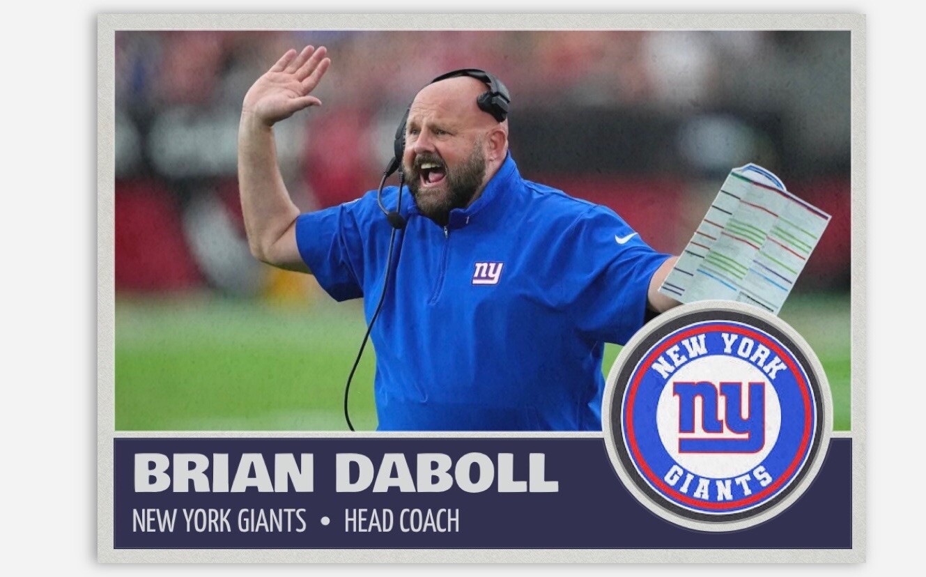 Brian Daboll New York Giants ACEO Football Card! Head Coach | eBay