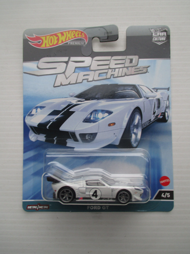 HOT WHEELS CAR CULTURE - SPEED MACHINES *FORD GT* #4/5 1:64 scale NEW ...