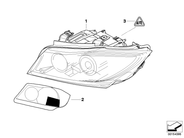 BMW 3 E90 SOCKET HOUSING REPAIR KIT 12PIN 2472911 61132472911 GENUINE ...