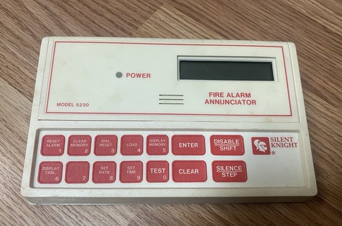 Silent Knight 5230 Fire System Keypad | eBay