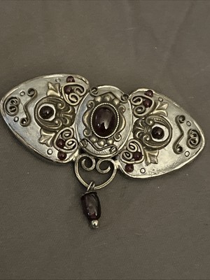 Michael Golan Silvertone Broach | eBay