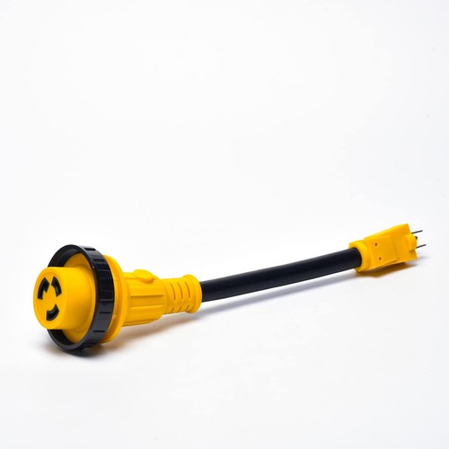 Rv 30 Amp To 110v Power Adapter With Twist Lock Connector For 30a Rv ...