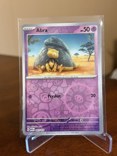 POKEMON TCG. SCARLET & VIOLET 151. ABRA HOLO 063/165 | eBay