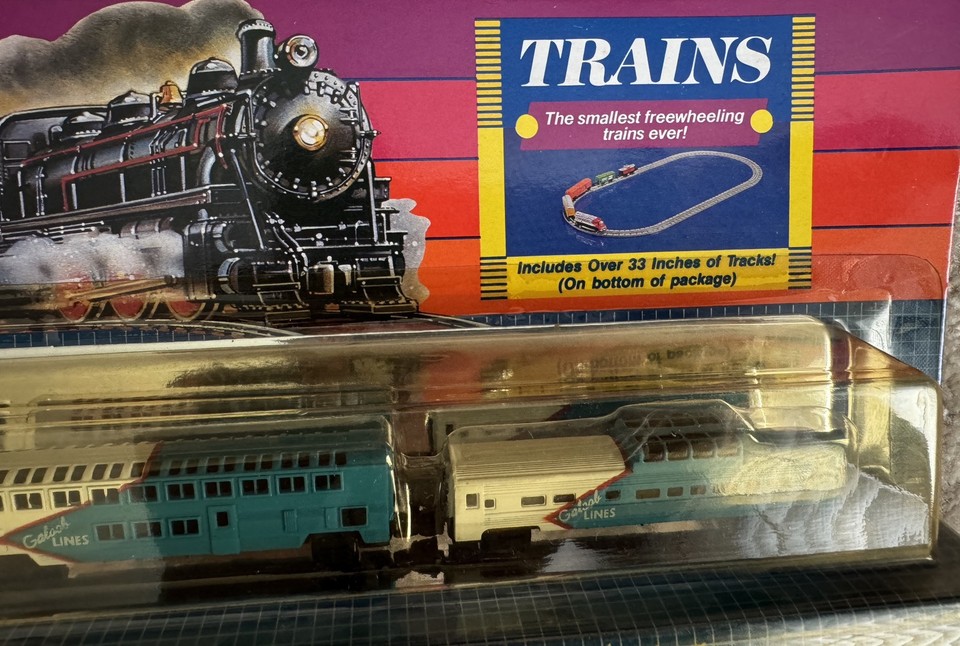 MICRO MACHINES "American Passenger" Vintage Galoob 1989 Train (NEW in ...