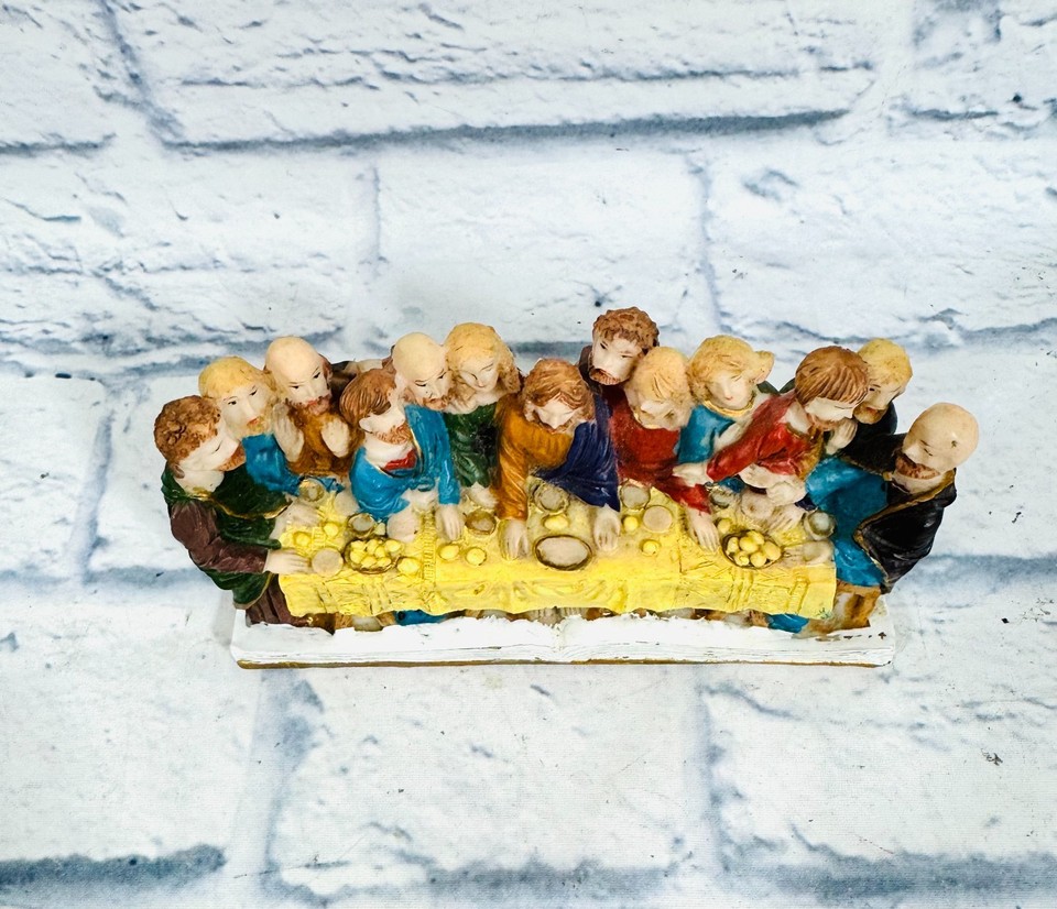 Vintage K's Collection " The Last Supper" Ltd Edition Figurine 6" x 3.5 ...