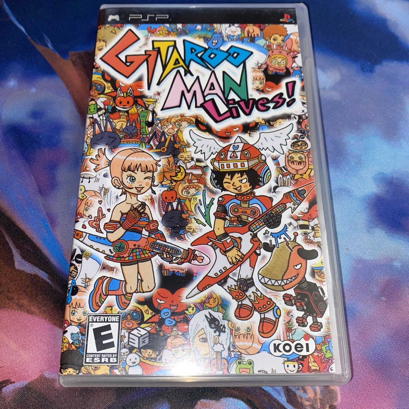 Playstation PSP Game Gitaroo Man Lives Artworks Case And Manual Only ...