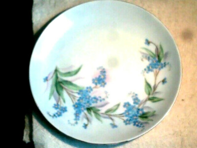 Vintage Hand Painted Floral Decorative 7 1/2" Plate Signed Mae Tusing ...