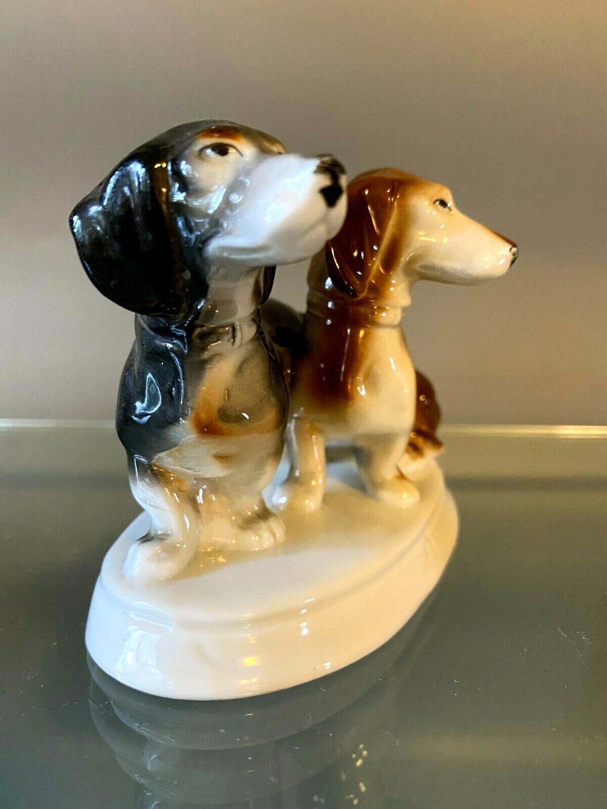 Antique German porcelain dogs figurine | eBay