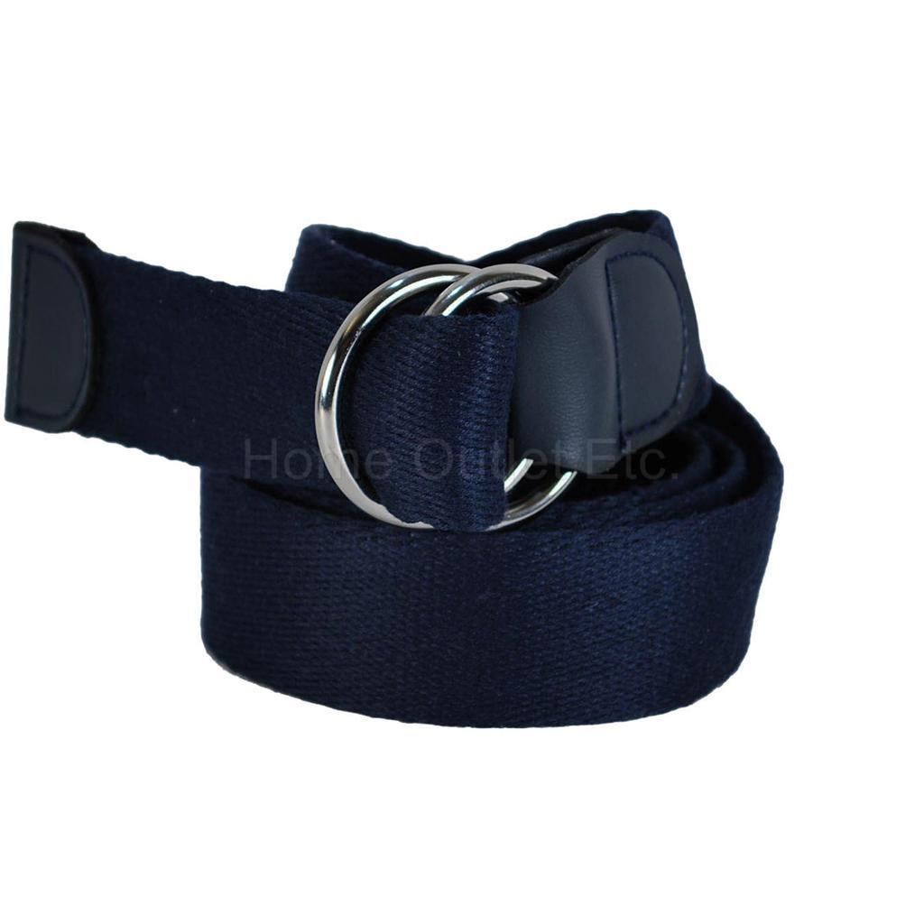 Canvas Double Ring Web Belt Cotton D Buckle Military Golf Baseball ...