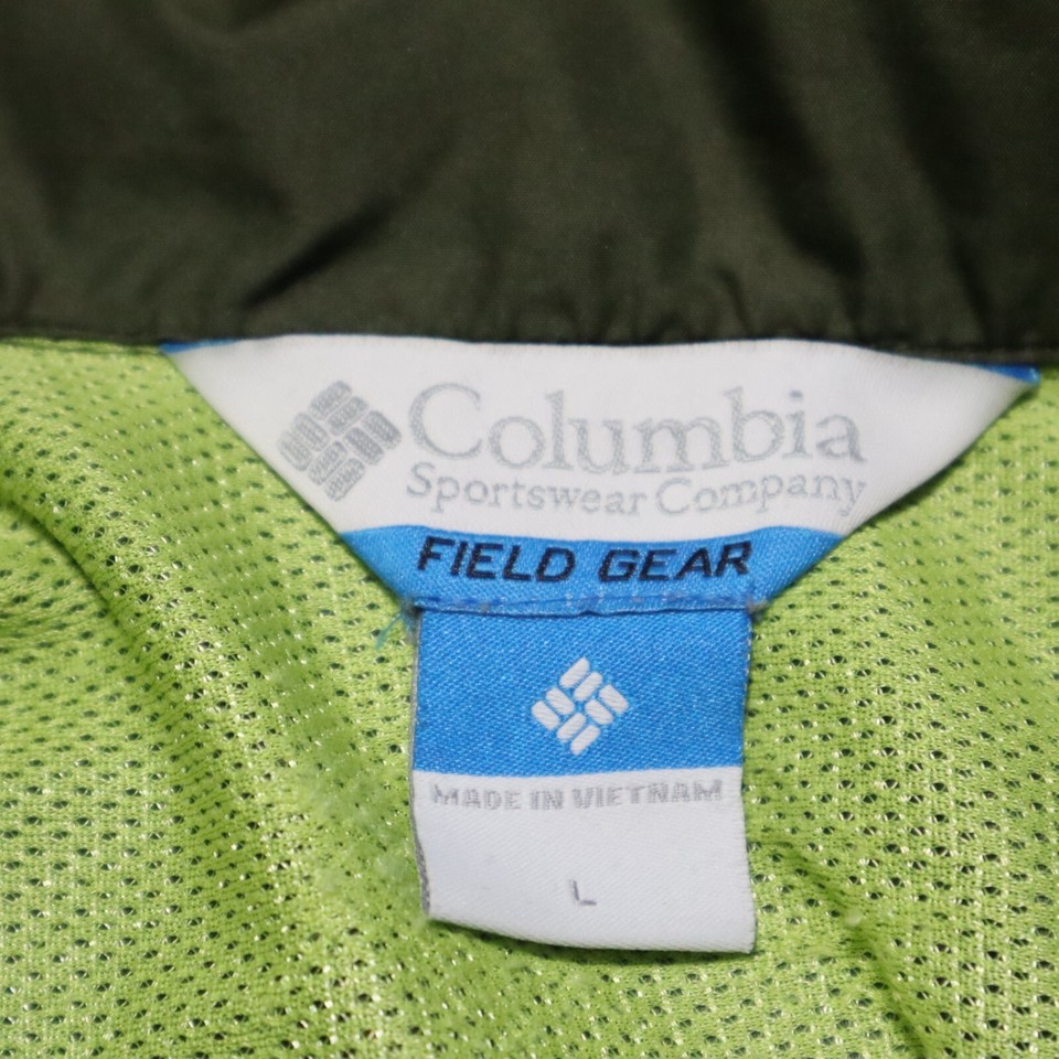 COLUMBIA Field Gear Omni-Shield Stowaway Hood Jacket Wind Breaker Size ...