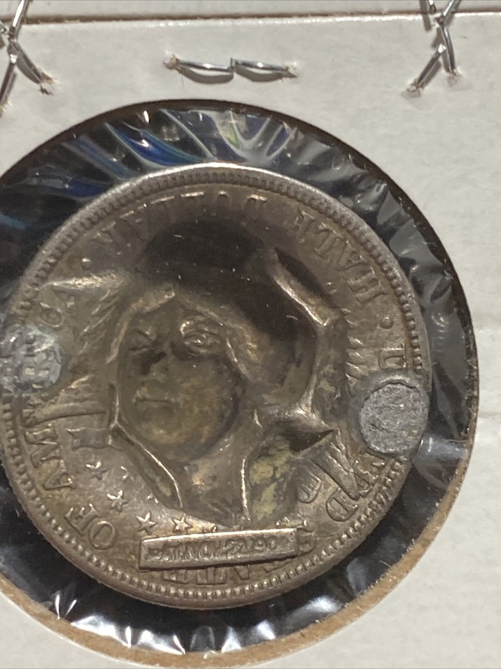 5 Pc Lot 1900s REPOUSSE / POP OUT COINS- 3 with 1904 patent bar | eBay