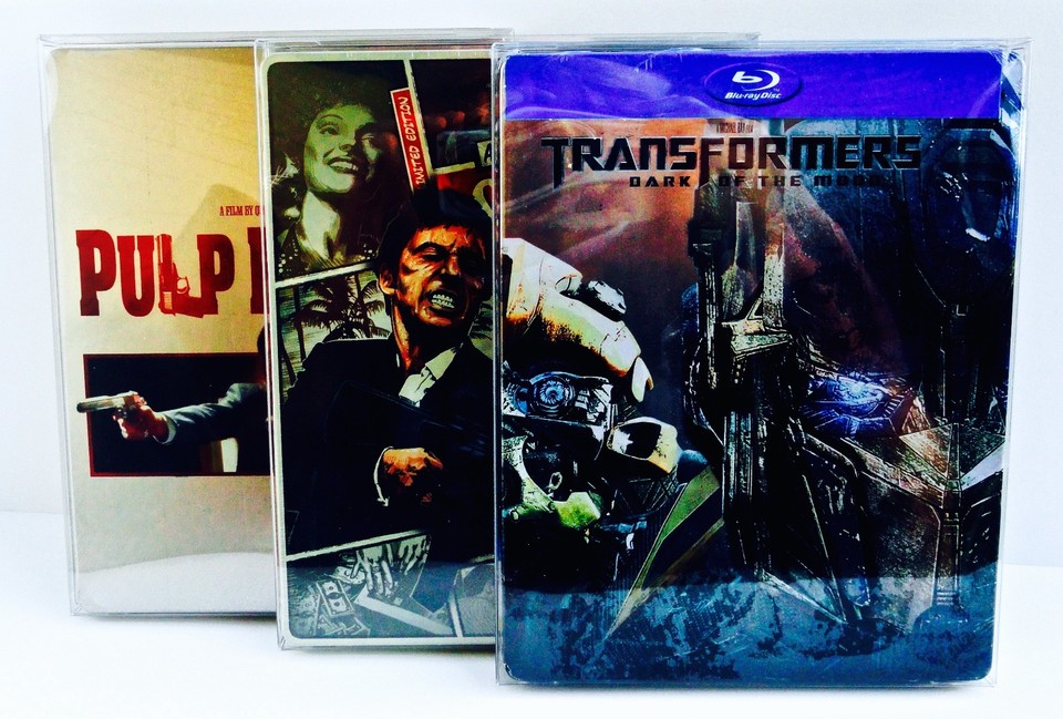 25 STEELBOOK Box Protectors Protective Sleeves Clear Plastic Cases ...