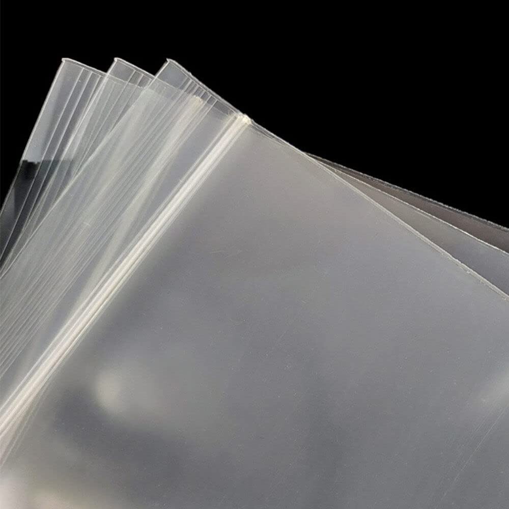 200 Small Clear Plastic Bags with Zip, Resealable Packaging Bags, Grip ...