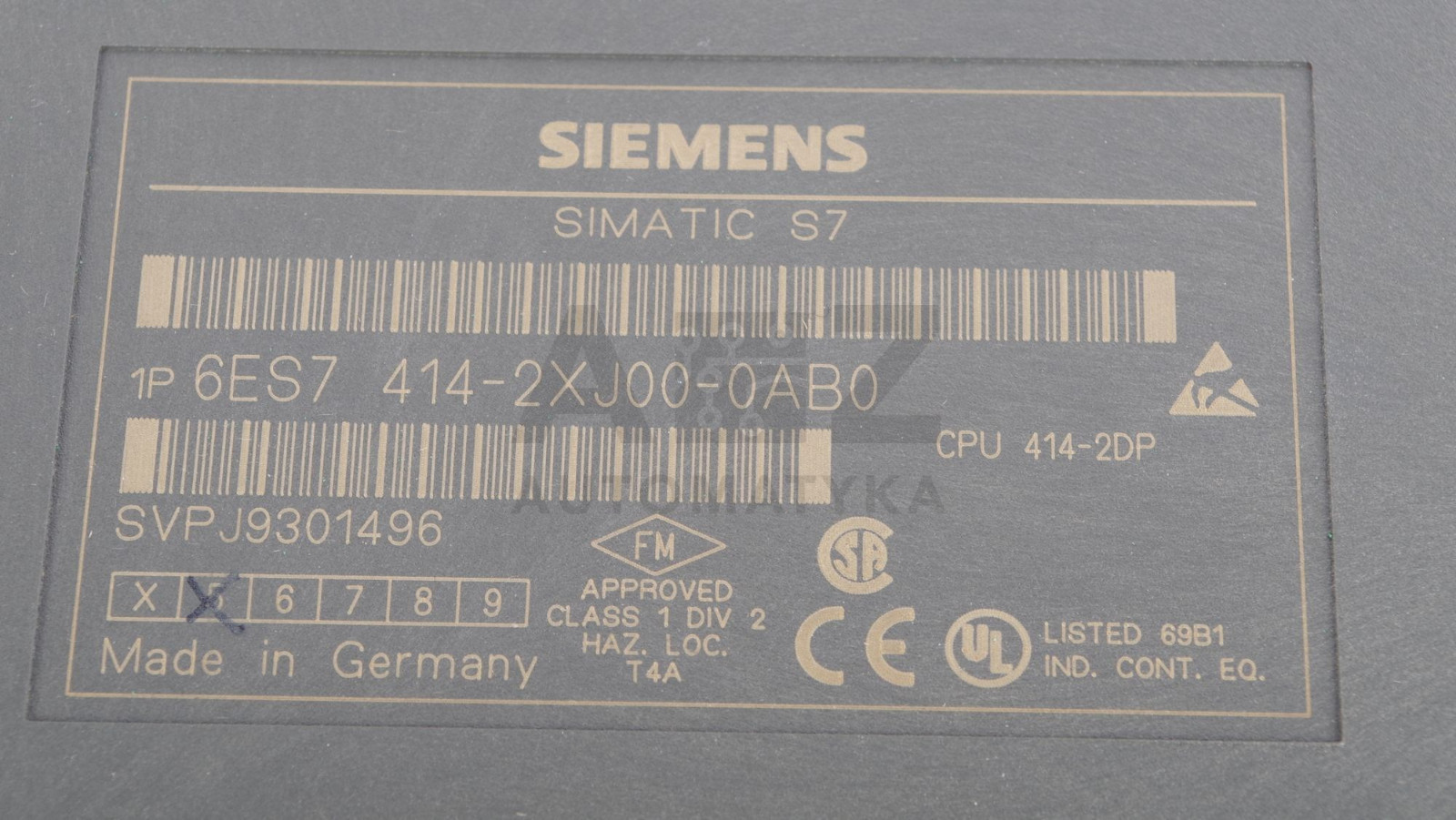SIEMENS CPU 414-2DP 6ES7 414-2XJ00-0AB0 6ES74142XJ000AB0 | eBay