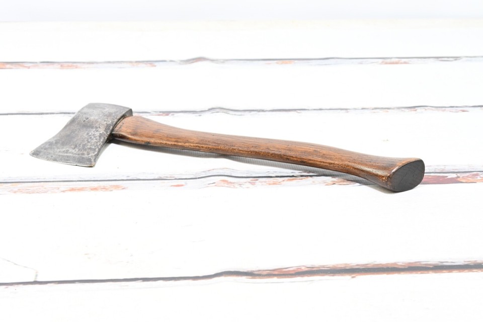 Rare Antique . Trapper Axe Hunter Camper Hiker Hatchet Hand Bay State ...